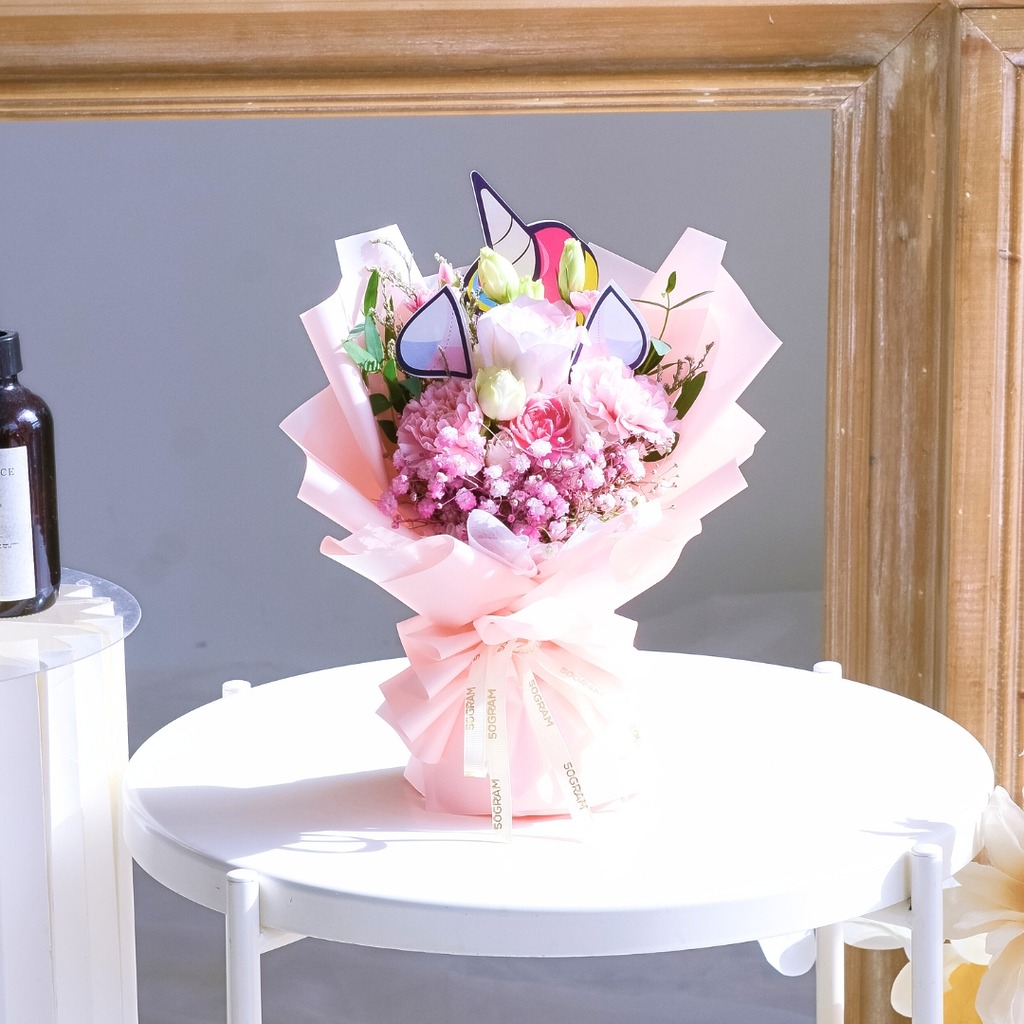 Mini Miracle Pink Carnation Bouquet | Free Delivery