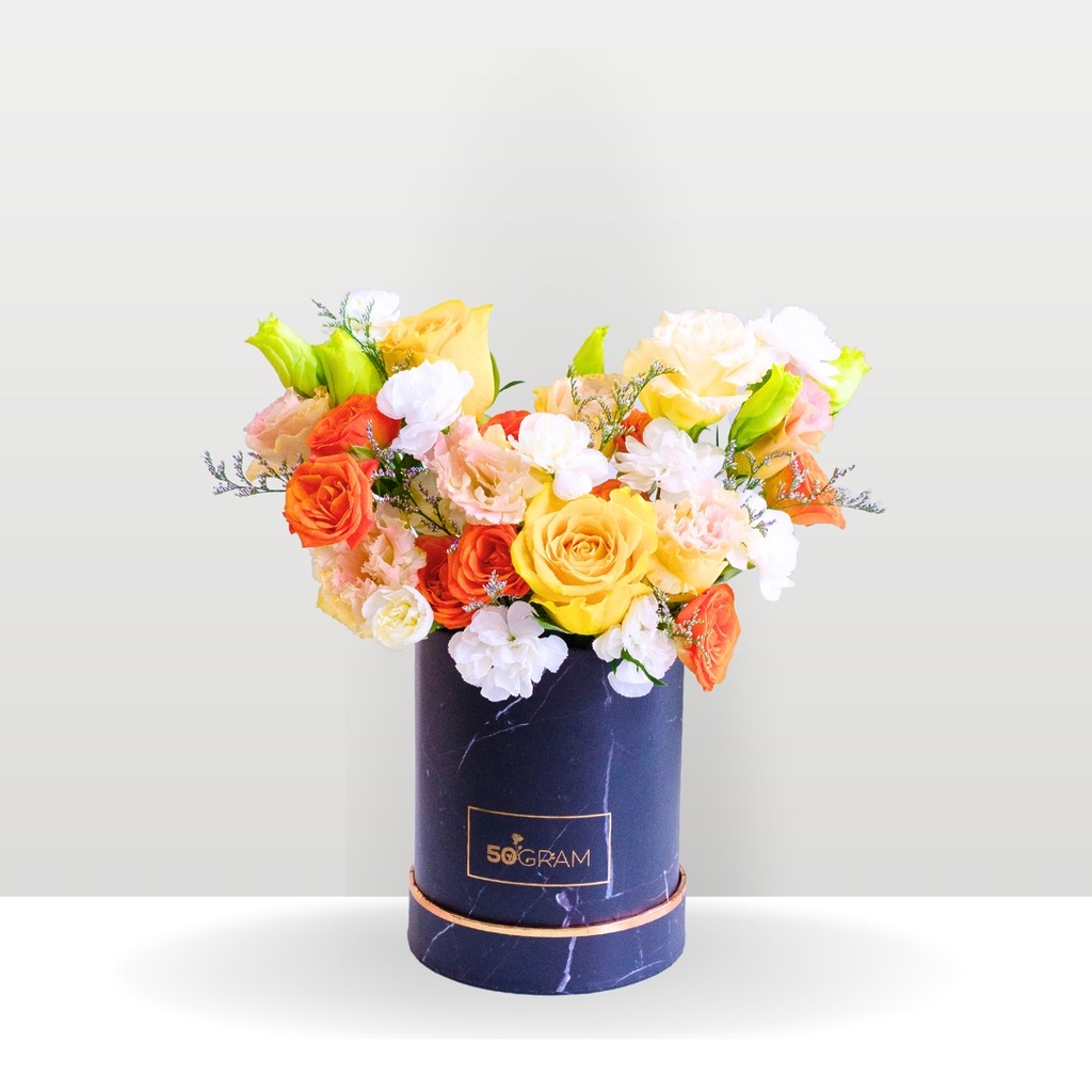 50Gram Flower Shop's Elegant Flower Boxes: Delivering Smiles Across The ...